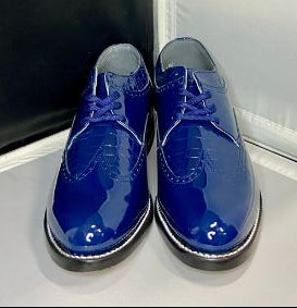 Stacy Baldwin Patent Palermo Royal Blue 1322314 – FITOS SHOES INC